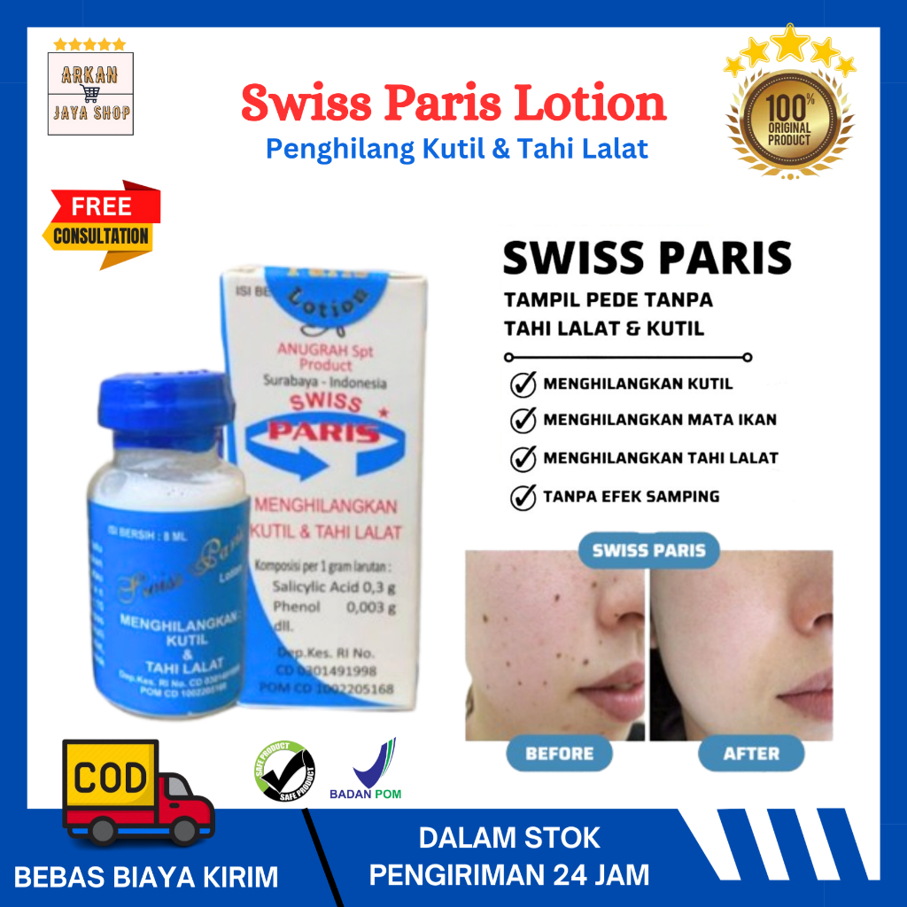 Swiss Paris Lotion Original Effective Mole and Wart Removal Cream ...