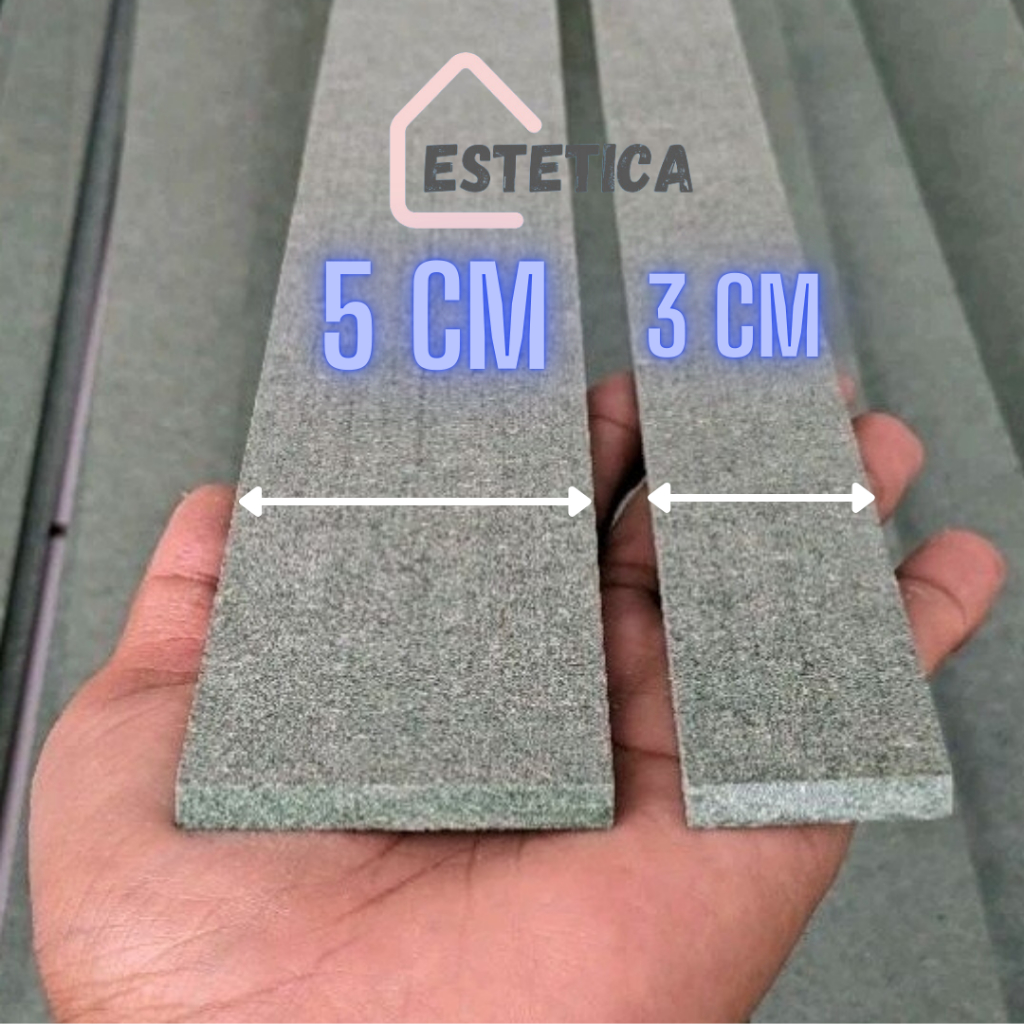 HIJAU Hmr Wall Batten Green 6MM List Aesthetic Wall Molding Decoration ...