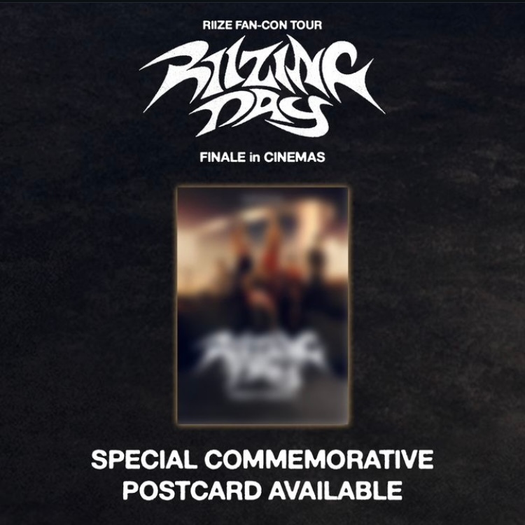 Riize Fan-Con Tour'Riizing DAY' Finale in Cinemas x CGV Official Postcard | Shopee Malaysia