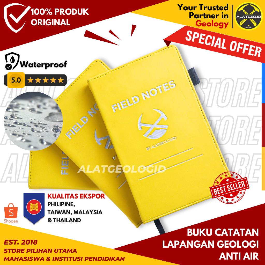 BCL Geology waterproof field notebook | Shopee Malaysia