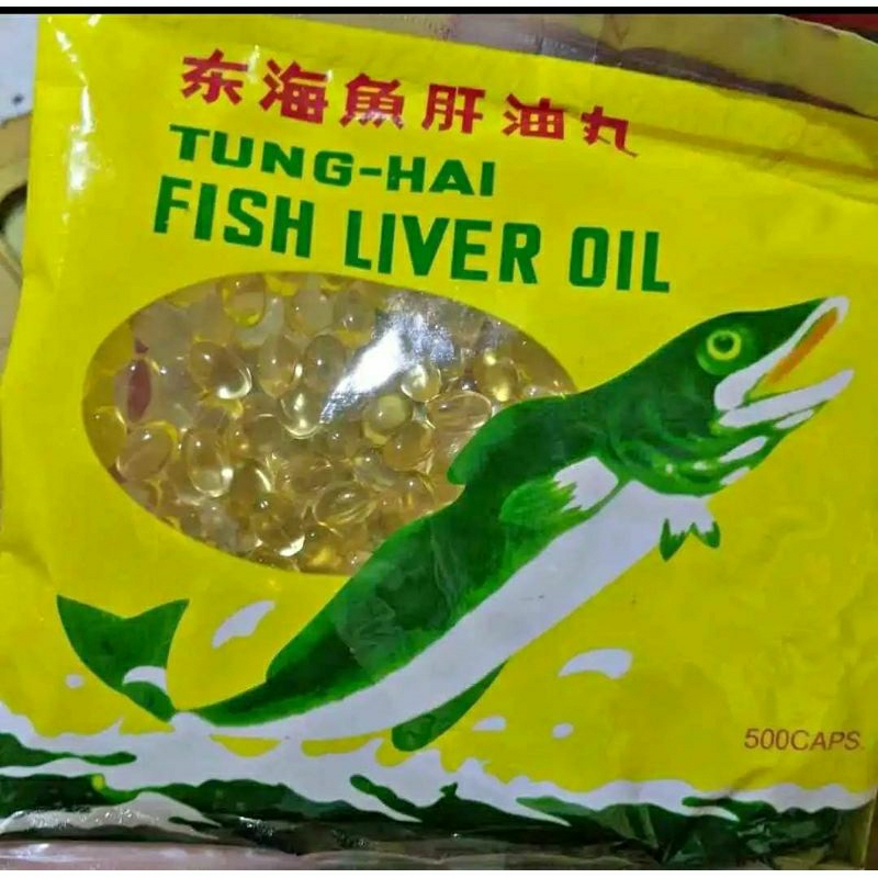 Tung hai fish oil fish liver oil vitamin cat 500 cpsl | Shopee Malaysia