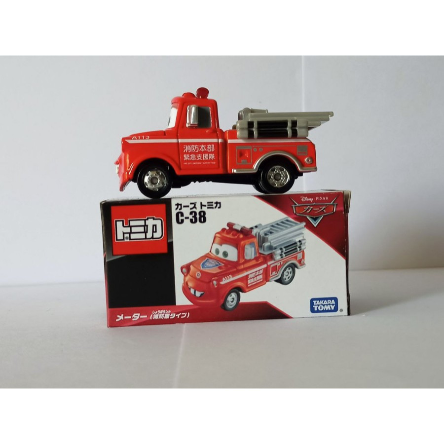 Tomica Cars C-38 Mater Fire Truck disney pixar Takara Tomy Price ...
