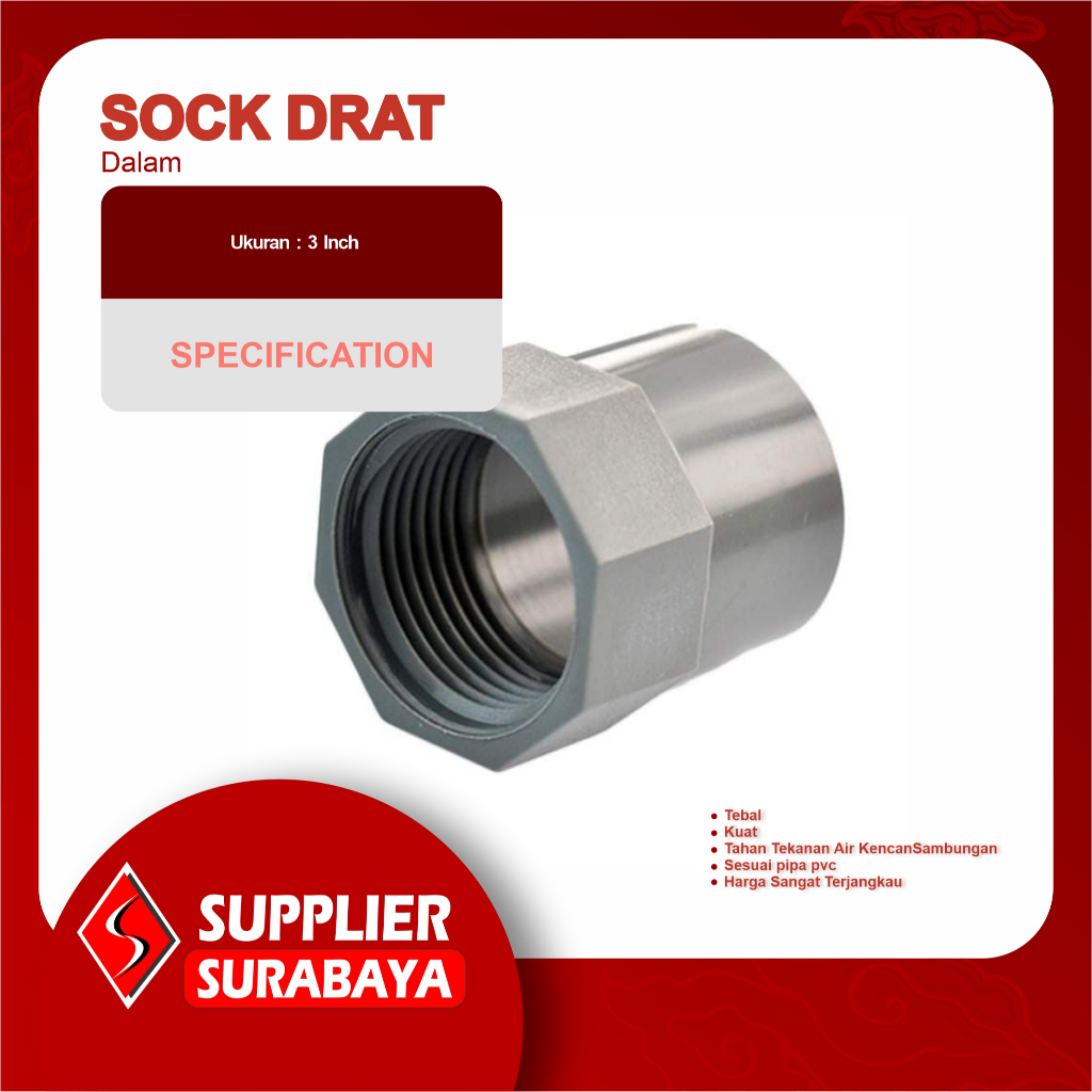 Sock Drat In 3 Inch PVC Pipe Connection | Shopee Malaysia
