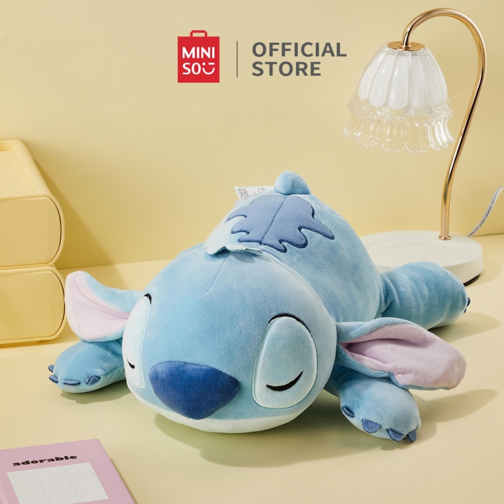 Miniso Toy - Miniso x Disney Lying Collection Stitch Plush Toy Medium ...