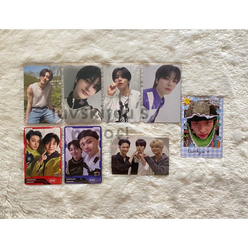 Stray Kids IN Photocard Set Lucky Draw Target Maxident 5Star Rockstar Furyu unit Felix Seungmin ...
