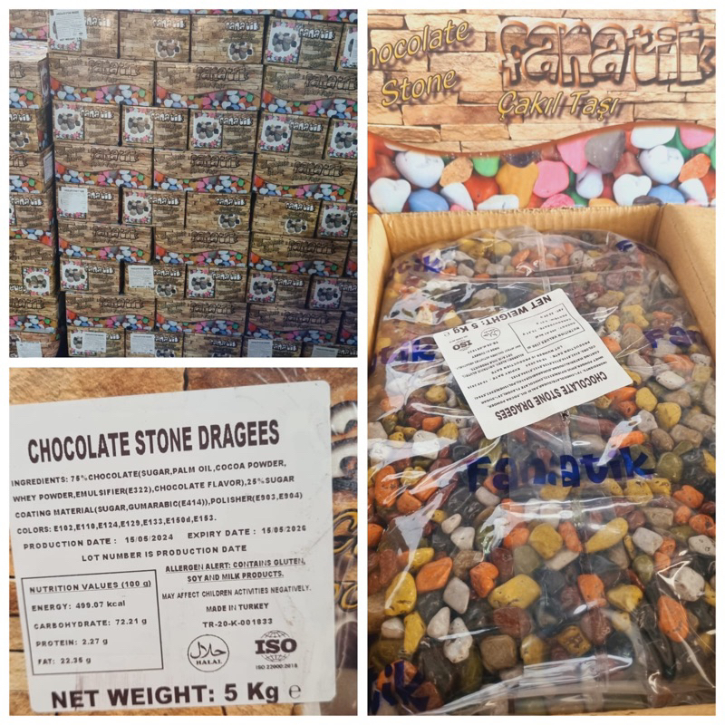 Original Fanatik 5kg Pebble Chocolate / Rosebrand 3Kg / LOVE Stone ...