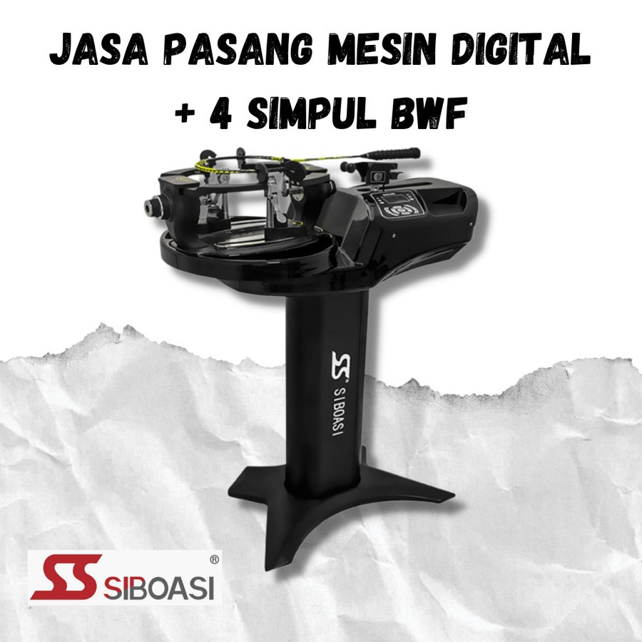 MESIN Siboasi Digital Machine Racket String + String Installation ...