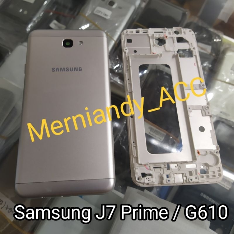 Cessing hausing full set lcd Frame Samsung J7 Prime / G610 Backdor and ...