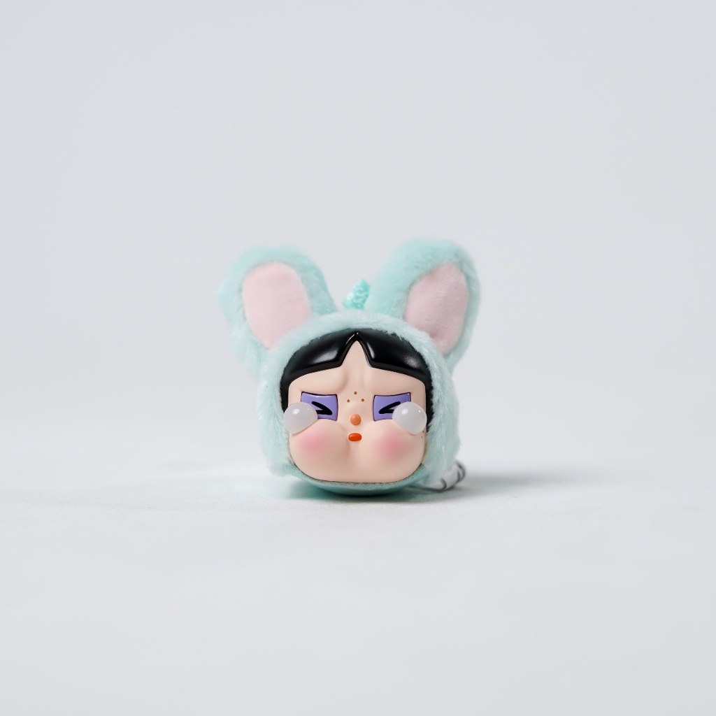 Pop MART POWERPUFF X CRY BABY KEYCHAIN - BUNNY BUTTER CUP 100% ORIGINAL ...