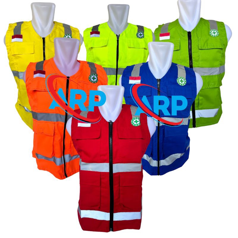 Safety first vest/k3 vest/field vest/project vest | Shopee Malaysia