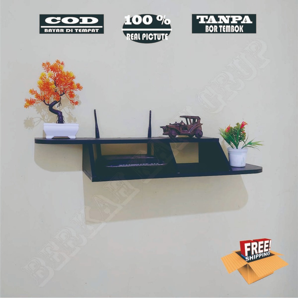 Wifi router Rack/DVD Hanging Rack 2 compartment router rack/modem ...