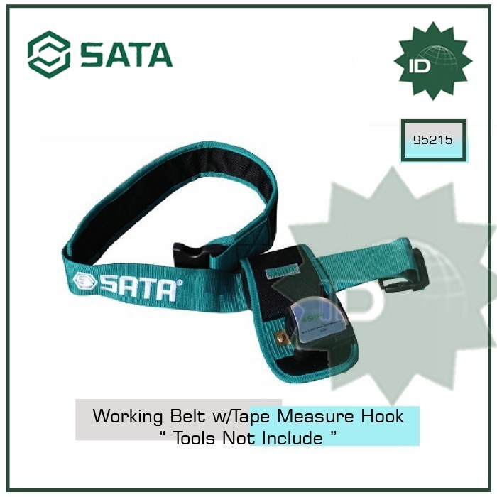Work Tool Belt 95215 Working Belt With Tape Measure Hook SATA TOOLS ...