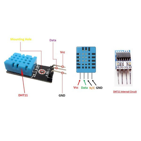 Es Temperature And Humidity SENSOR DHT11 ARDUINO RASPBERRY PI | Shopee Malaysia