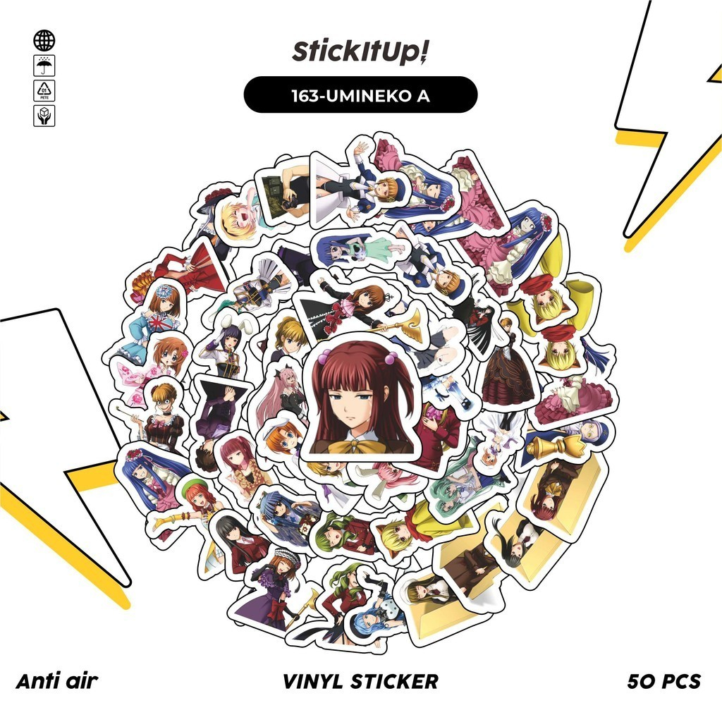 HP 50 Pcs Sticker Pack Anime Motif Umineko No Naku Koro Ni Cute ...