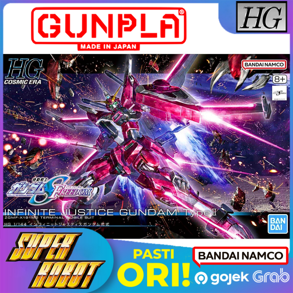 Bandai HG ZGMF-X191M2 Infinite Justice Gundam Type II/Type 2 - HGCE | Shopee Malaysia