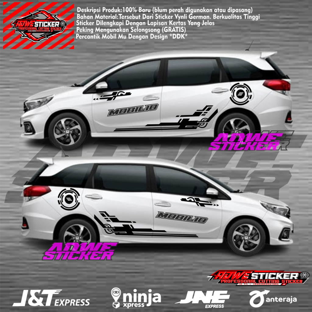 Honda Mobilio Car Stickers Mobilio Body Stickers Latest Mobilio ...