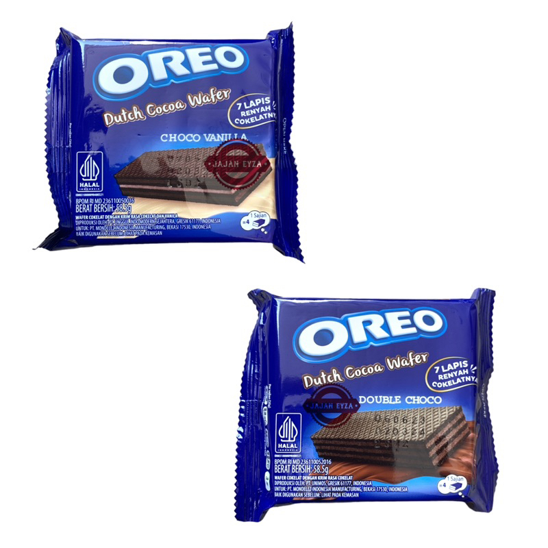 Oreo DUTCH MINI/COCOA WAFER/DOUBLE CHOCO/CHOCO Vanilla/7 Layers Crispy ...