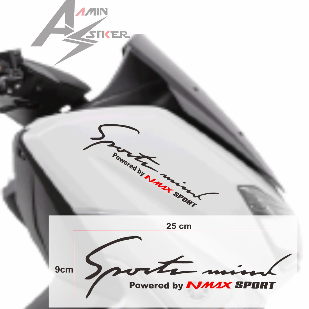 Nmax Sport Mind Stickers / Powered By Nmax Sport Mind Stickers ...