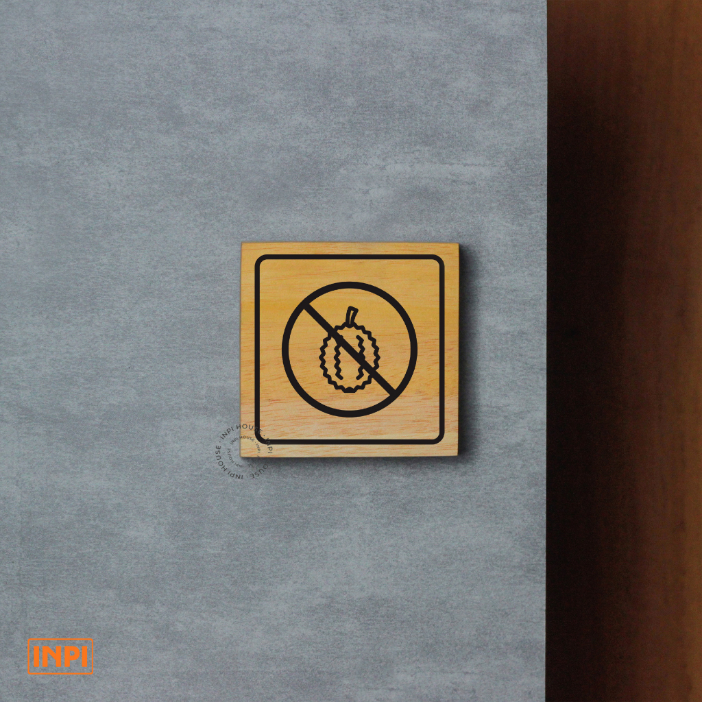 No durians allowed sign system - signage no Odors - wall sign - door ...