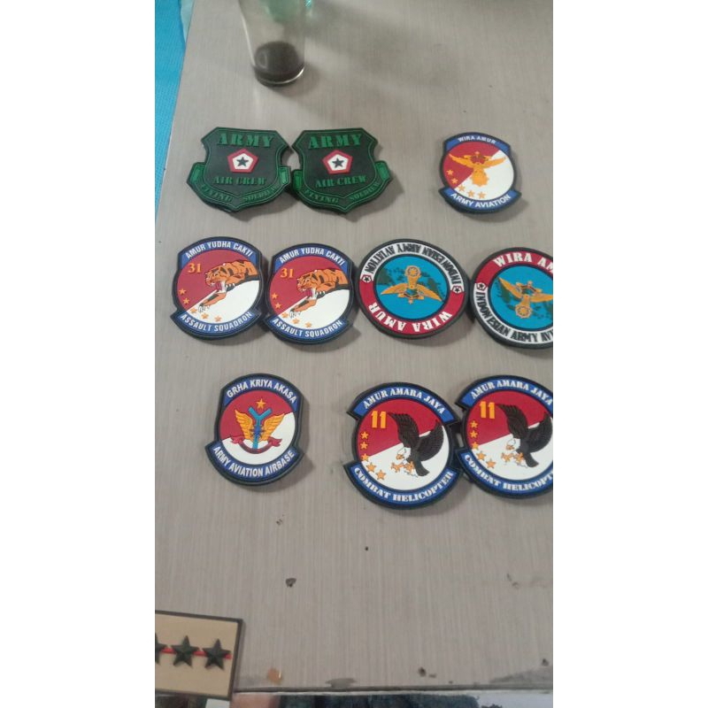 Tni AD flight attendant hero rubber patch, Ministry of Army attribute ...