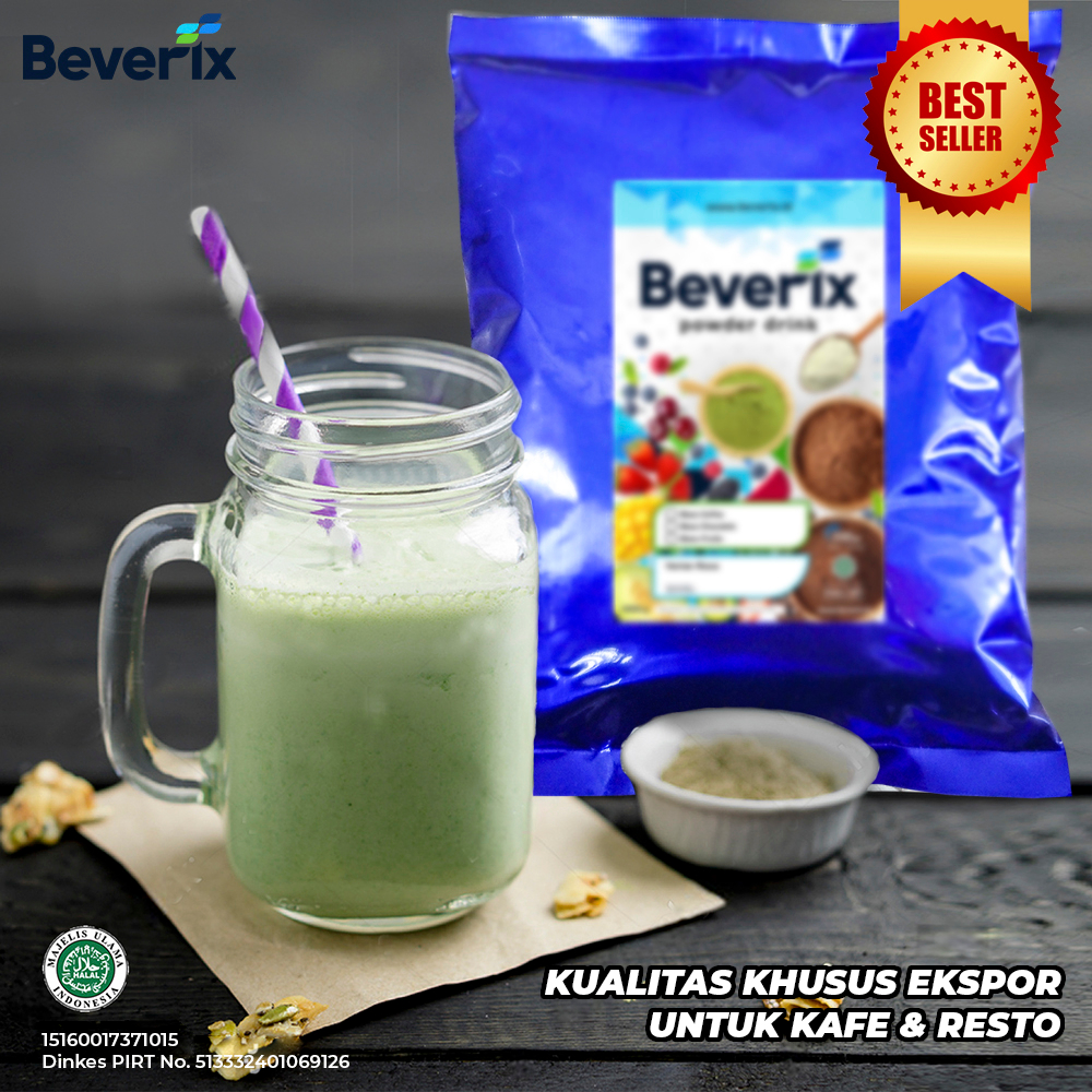 Boba Drink Powder Green Tea Matcha Beverix Fresh Powder Drink 1 Kg ...