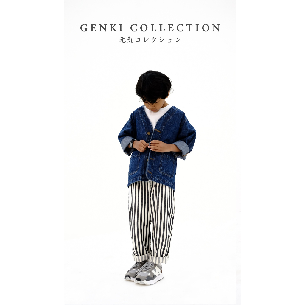 Bdostore | Genki Denim Jacket| Boys' and Girls' Jean Jackets| Age 2-7Y ...