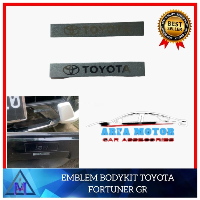 Fortuner GR Sport Bodykit Emblem Toyota Fortuner GR Sport Bodykit Logo ...