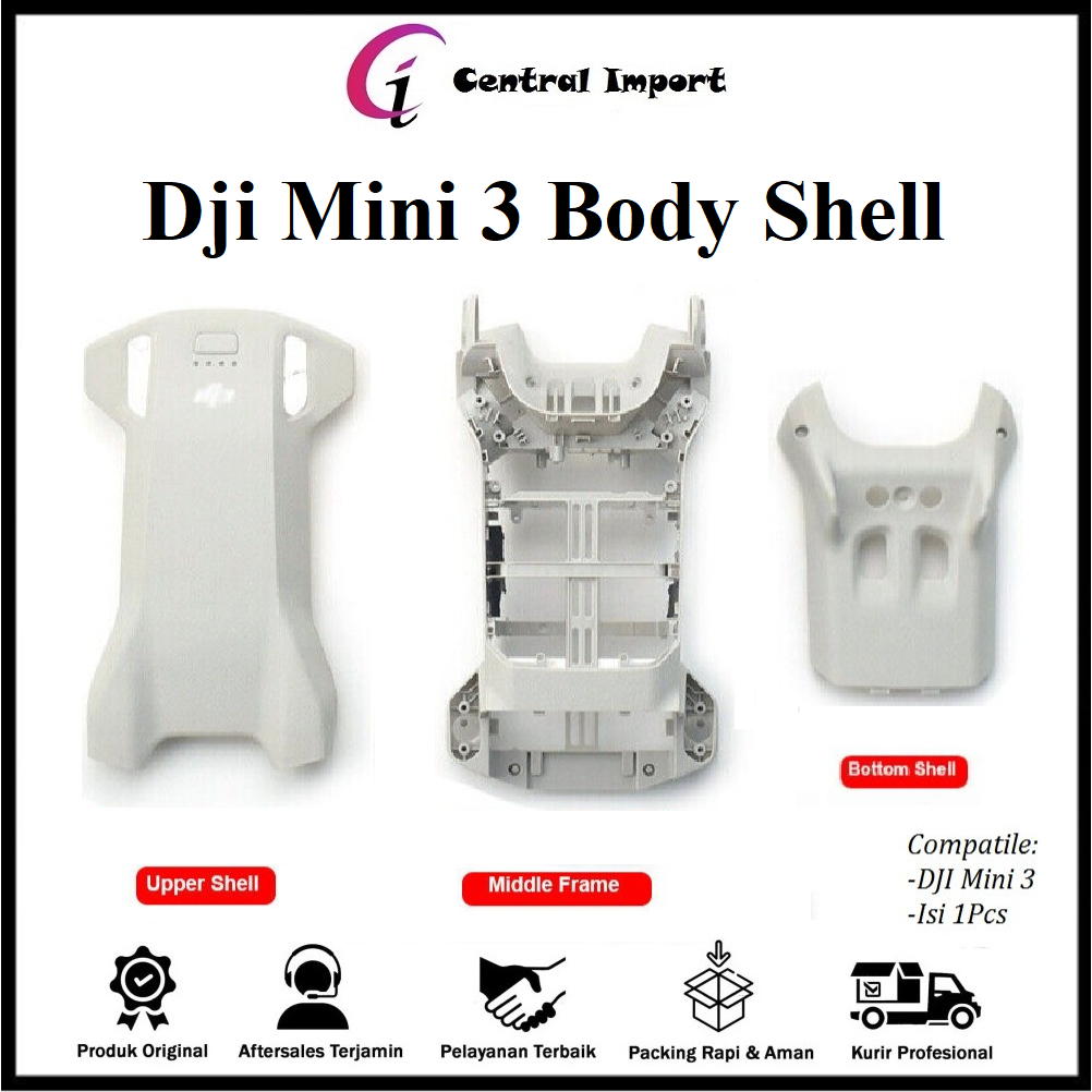 Dji Mini 3 Body Shell - Dji Mini 3 Body Top Middle Bottom Original ...