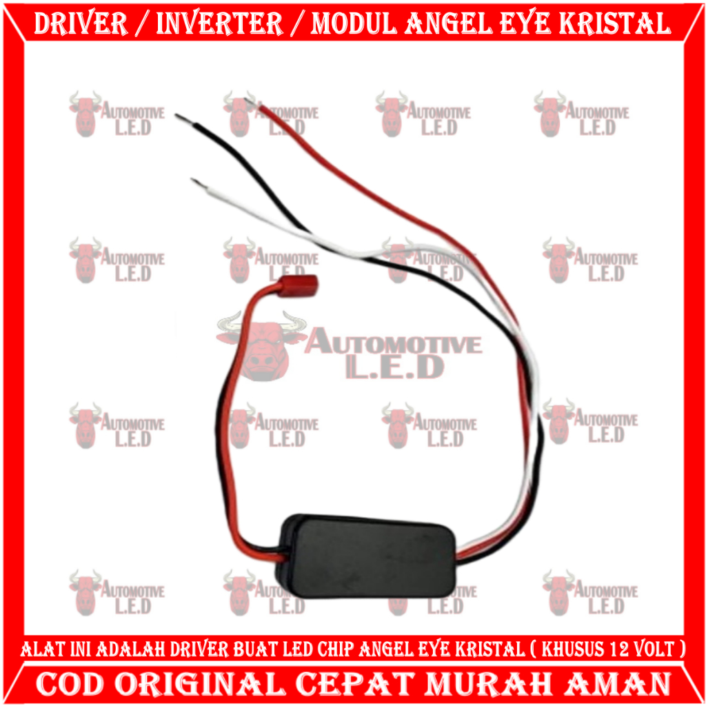 ORIGINAL DRIVER LED CHIP ANGEL EYE CRYSTAL INVERTER ANGEL EYE RING ...
