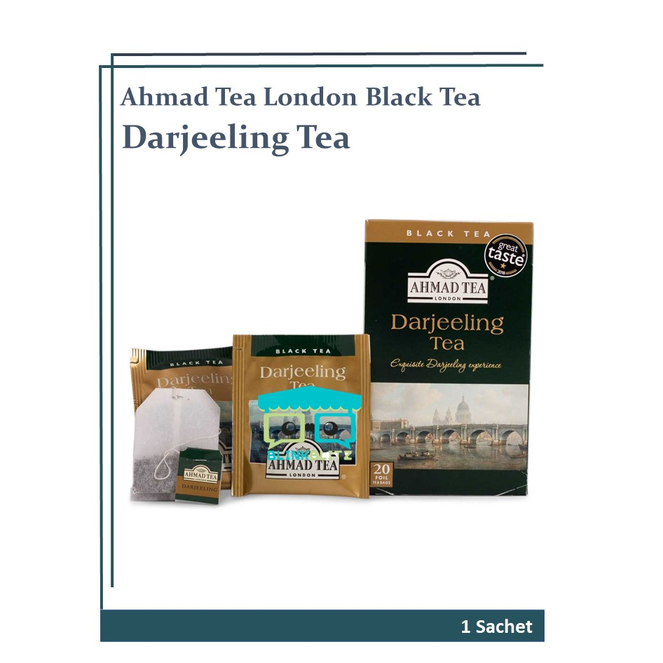 Sachet Ahmad TEA London BLACK TEA DARJEELING TEA | Shopee Malaysia