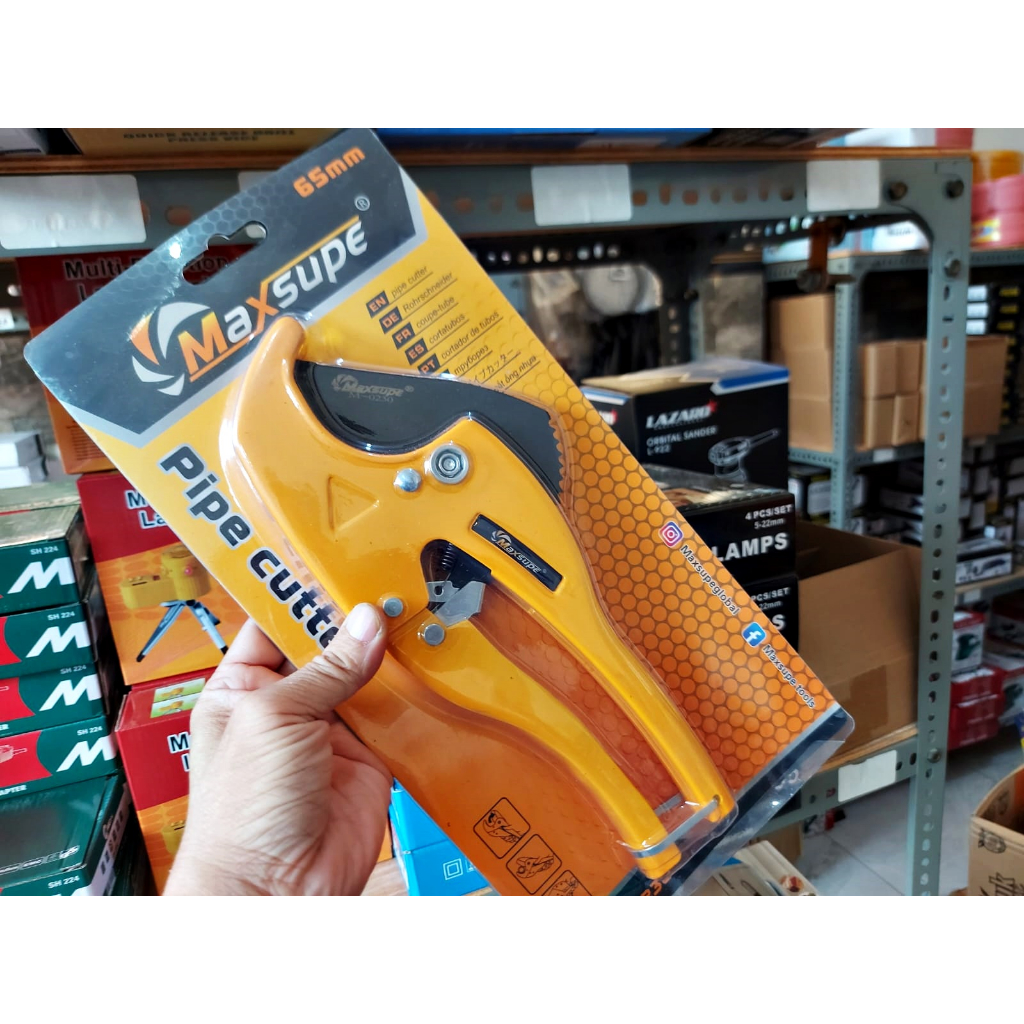Maxsupe Jumbo PVC Pipe Scissors 63mm Pipe Cutter Paralon Cutting Pliers ...