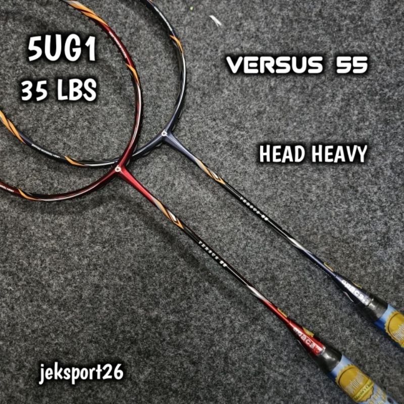 Apacs BADMINTON Racket VERSUS 55 ORIGINAL 35 LBS | Shopee Malaysia