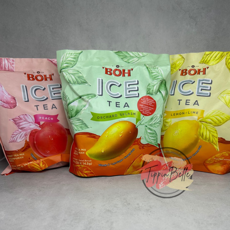 Boh Ice Tea Fruit Flavor Less Sugar Fruit Flavor ori Malaysia | Shopee ...