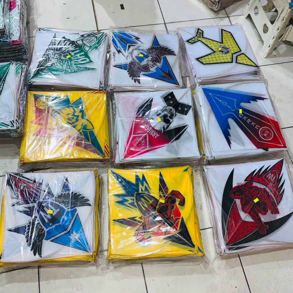 (1 Pack) Standard sukoi Kites, quality above good vegetable sukoi ...