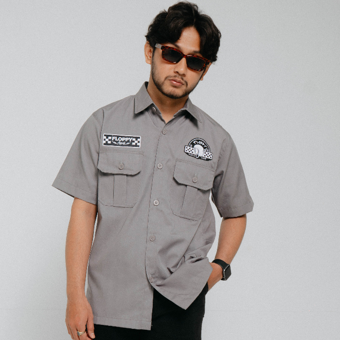 Workshirt/men's WORKSHIRT/Men's Shirt/Short Sleeve Shirt | Shopee Malaysia