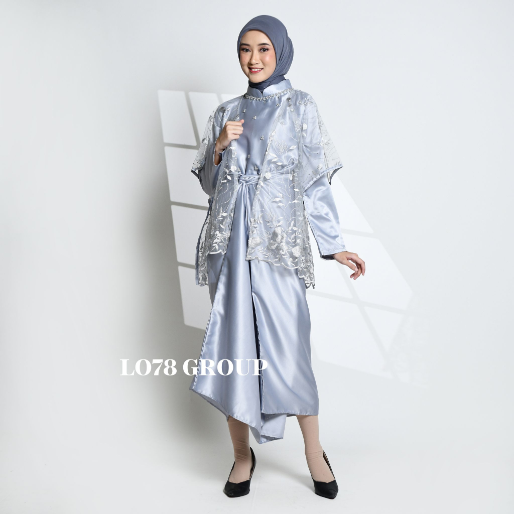 - Naira DRESS BY KHAILA GAMIS BRIDESMAID LILIT LOOK 3 IN 1 Brocade TULE ...