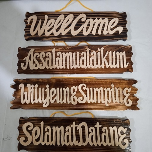 Sugeng Rawuh Door Decorations, Assalam, Wellcome, Welcome And wilujeng ...