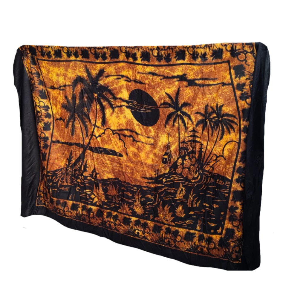 Jumbo Scenery Beach Fabric - bali Beach Sarong - bali Beach Fabric ...