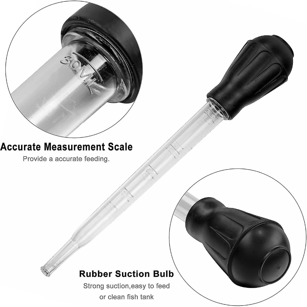Coral Feeder 30mL Long Tube Pipette for bulk food LPS SPS Aquarium ...