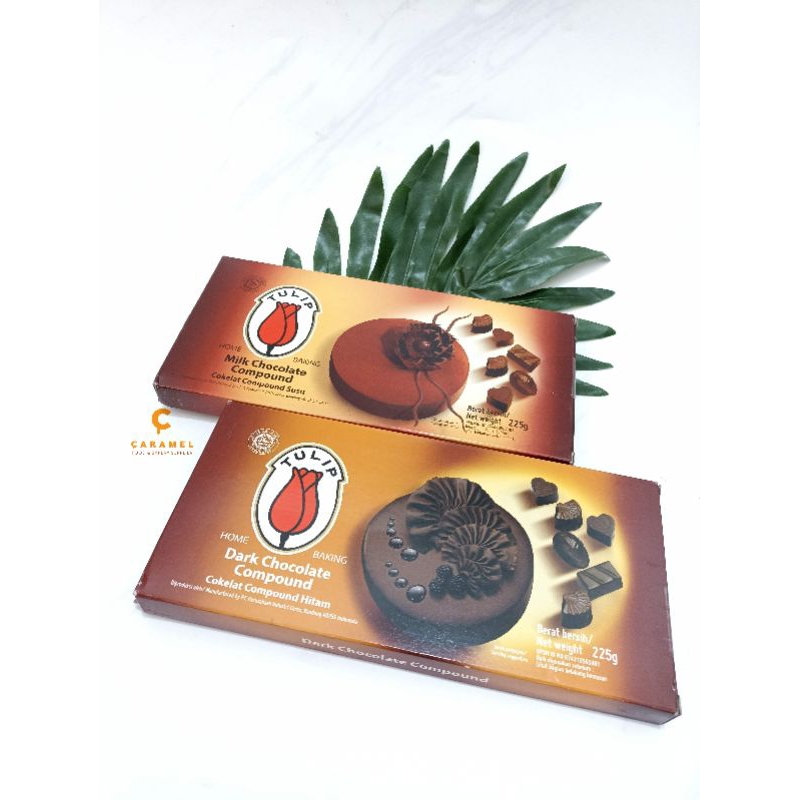 Tulip DARK COMPOUND 225gr - TULIP MILK COMPOUND 225gr | Shopee Malaysia