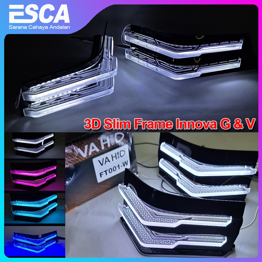 3d Slim Frame Custom Innova Reborn | Premium 3D DRL Lazy Slim Frame ...