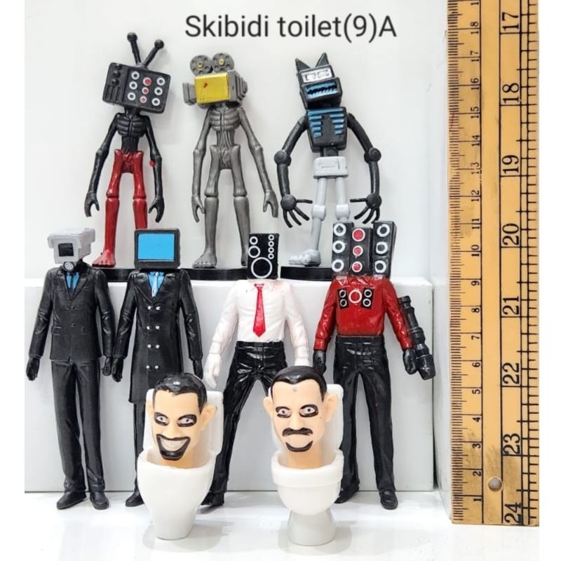 Skibidi Toilet Camera Man Set Action Figure 6-11cm | Shopee Malaysia