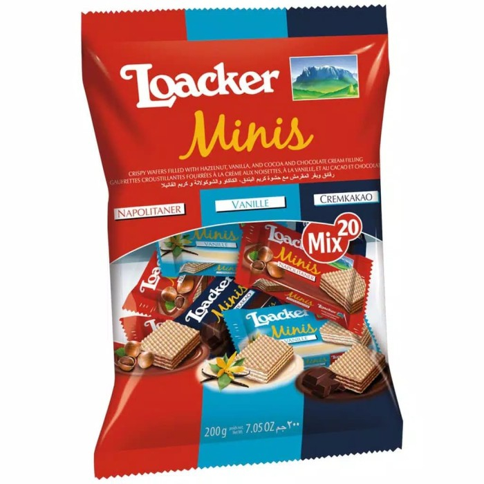 Loacker MINIS 4 VARIANTS 200gr (HALAL) | Shopee Malaysia