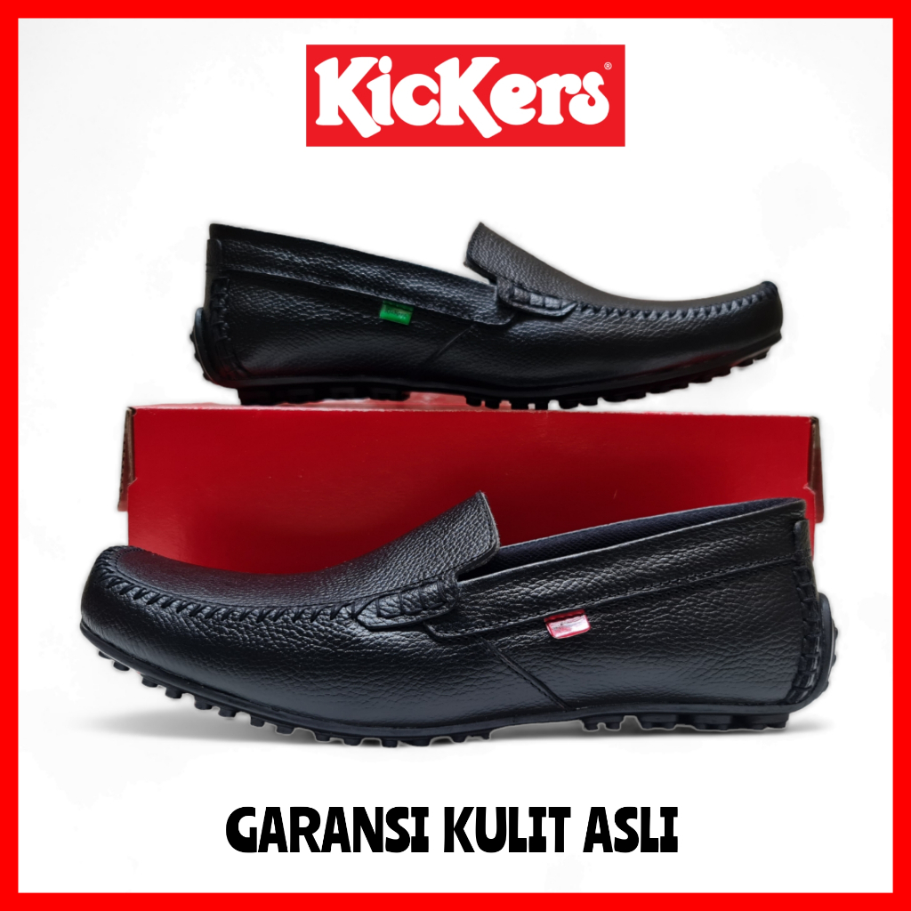 Genuine Leather SLIP ON KICKERS Men's Loafers/MOCCASIN FORMAL Men's ...