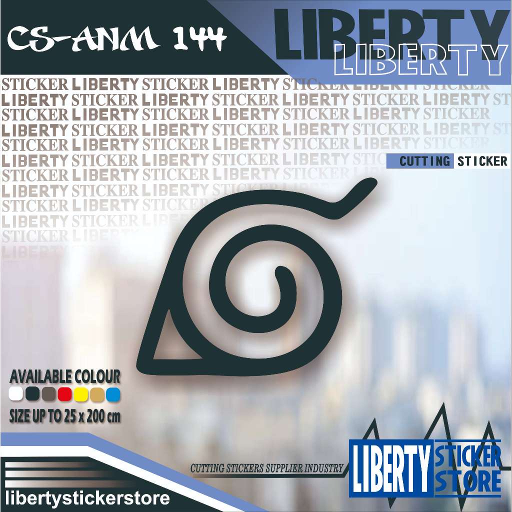 Konoha cutting stickers | Conoha cutting stickers | Conoha village ...