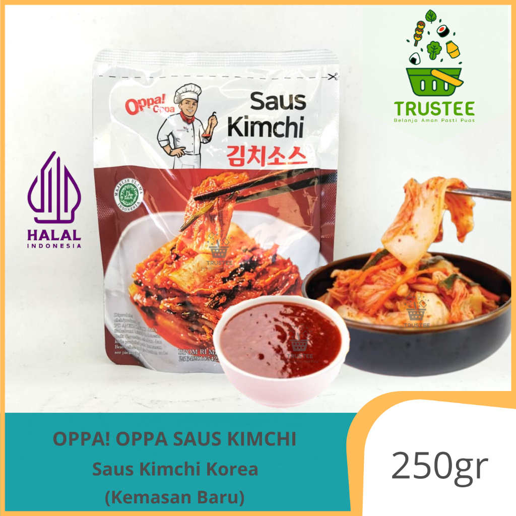 Oppa! Typical Korean Kimchi Sauce / Halal Korean Kimchi Sauce 250gr ...