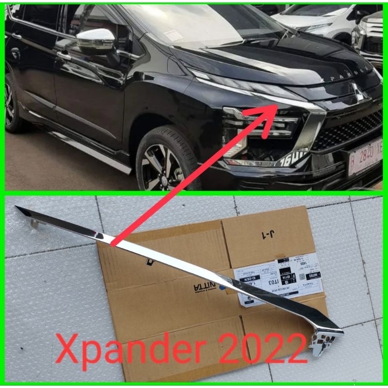 List Garnish List Chrome Crum Top Bumper Front Bumper Mitsubishi ...