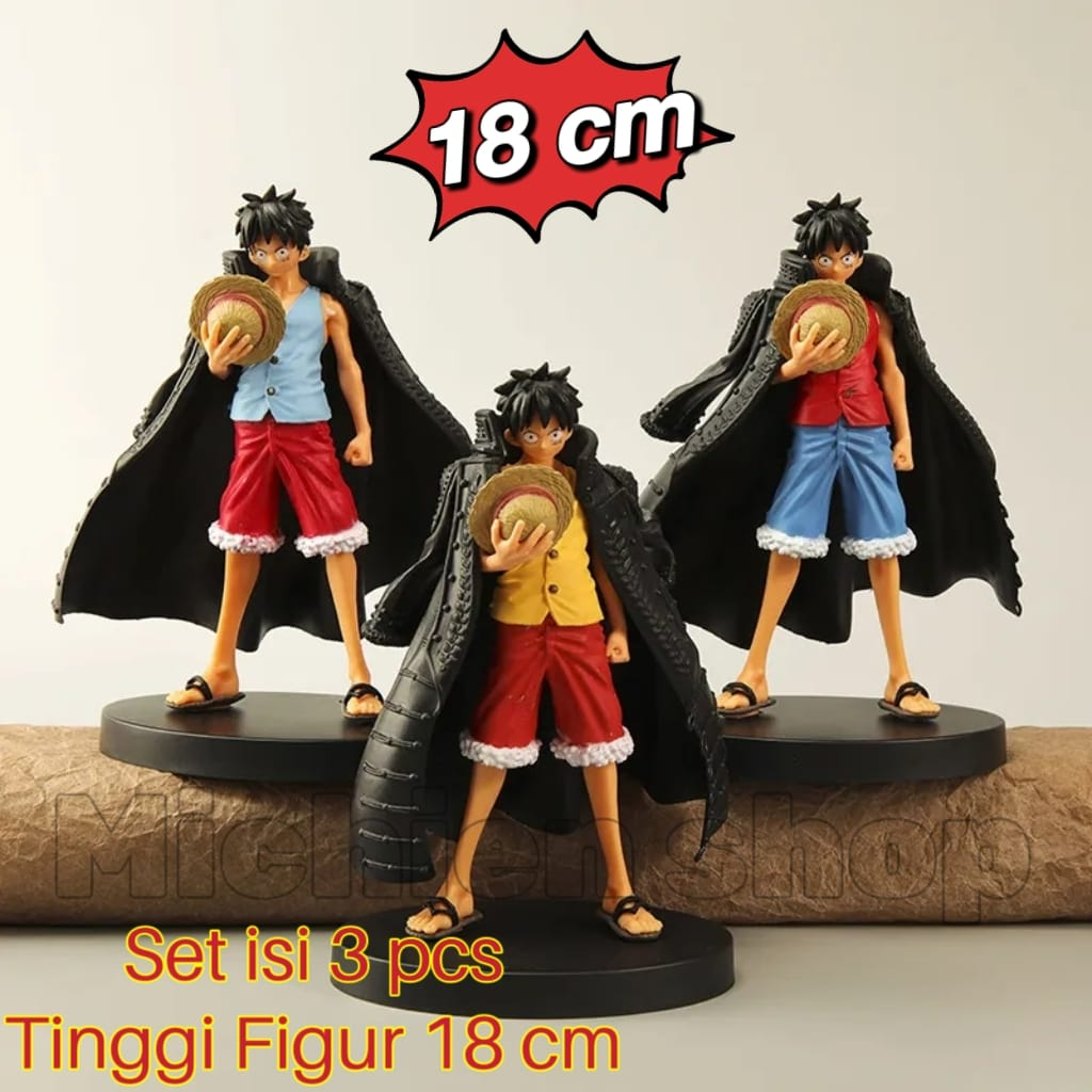 Luffy Straw Hat Cloak One piece Action Figure | Shopee Malaysia
