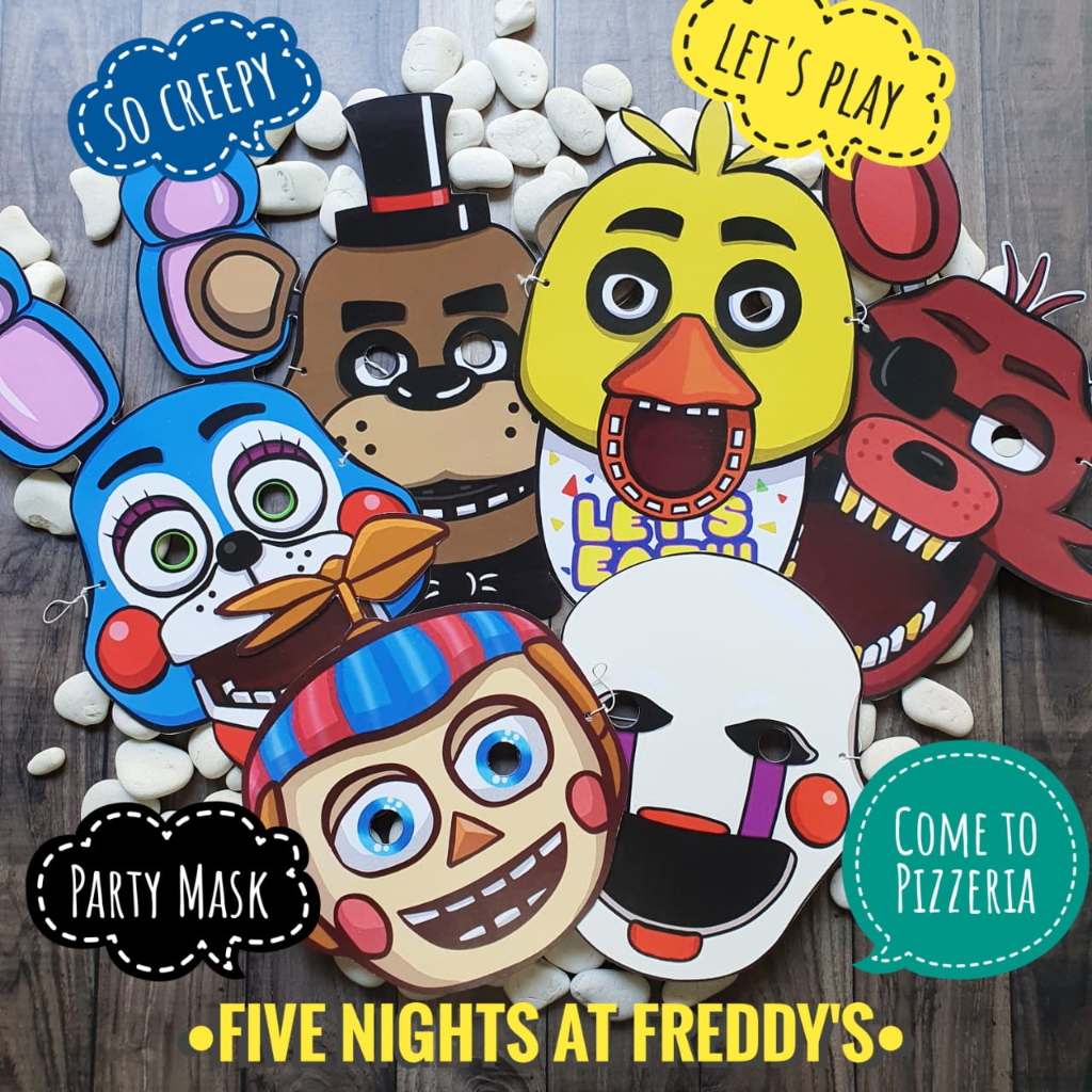 Five Nights at Freddy's FNAF Mask Party Mask Birthday Accessories ...