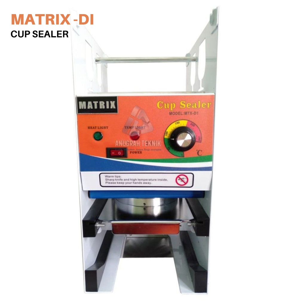 MESIN PUTIH White MTX D1 Matrix Cup Sealer Machine 14 - 22 oz pocci ice ...